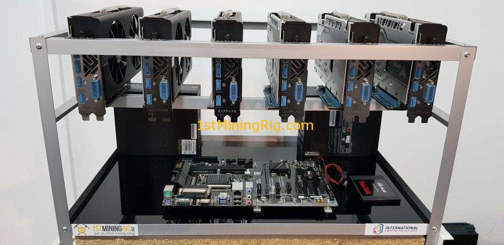 Aluminum Mining Rig Open-Air Frame - 1st Mining Rig