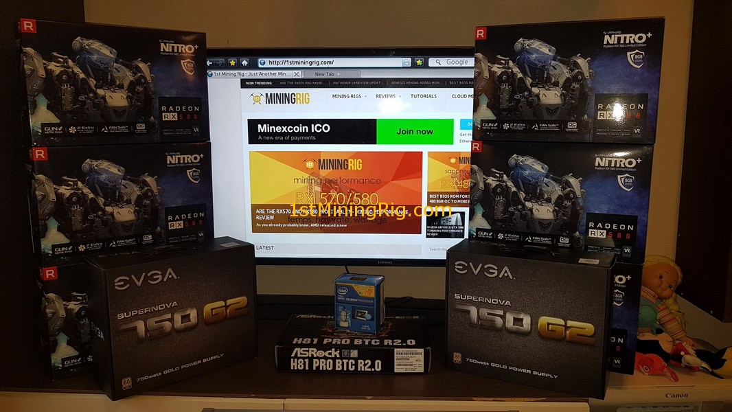 AMD Sapphire Nitro+ RX 580 8GB Limited Edition Mining Rig Tutorial ...