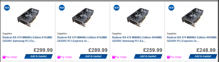 AMD Sapphire Mining RX 470 GPUs Confirmed - Crypto Mining GPU - 1st ...