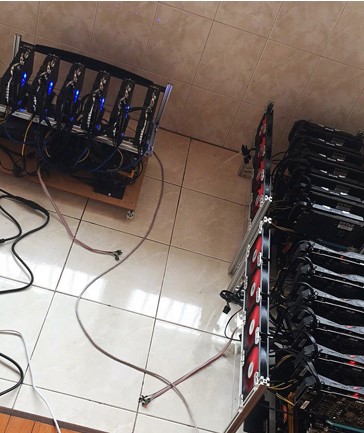 1stMRB Stackable 6x GPU Aluminum Mining Rig Frame - Silver - 1st Mining Rig