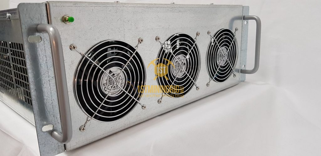 6x GPU Mining Server Case, 4U Rackmount Chassis - 1st Mining Rig