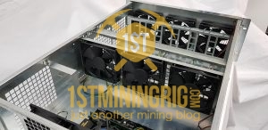 6x GPU Mining Server Case, 4U Rackmount Chassis - 1st Mining Rig