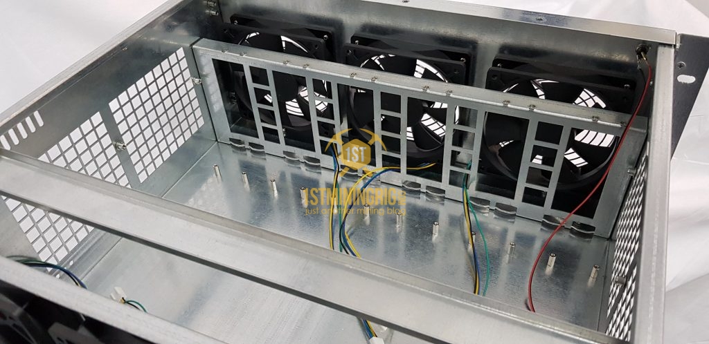 6x GPU Mining Server Case, 4U Rackmount Chassis - 1st Mining Rig